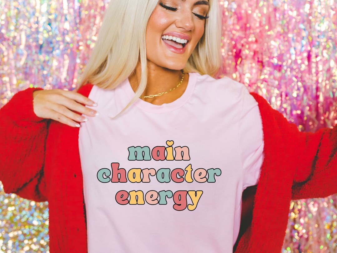 Main Character Energy Shirt, Self Love Shirt Book Lover Gift for ...