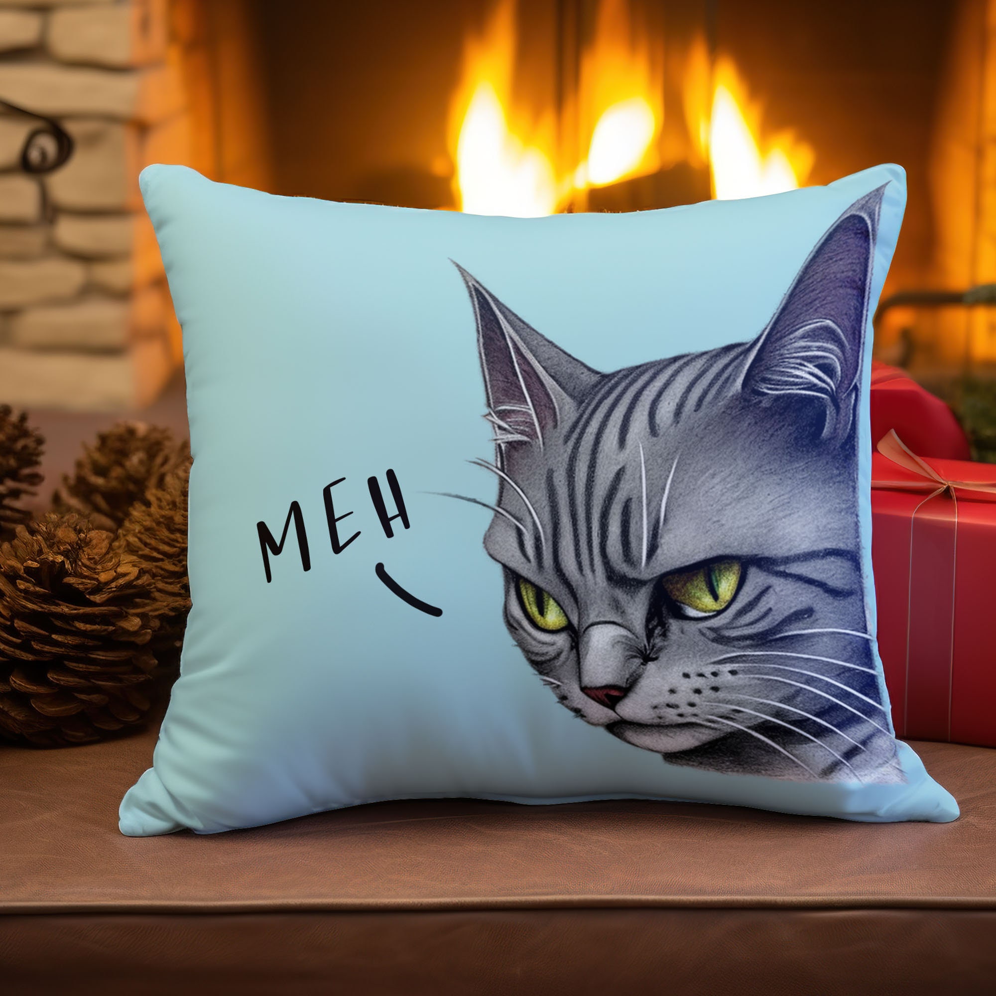 Brooding Cat Clipart Sublimation PNG Angry Cats Clip Art for Cardmaking ...