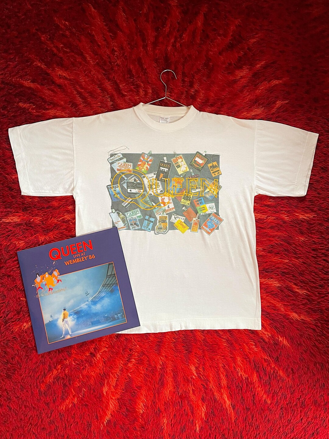 90s Queen Shirt / Band Shirt With Backstage Pass Print | 90s | Vintage ...