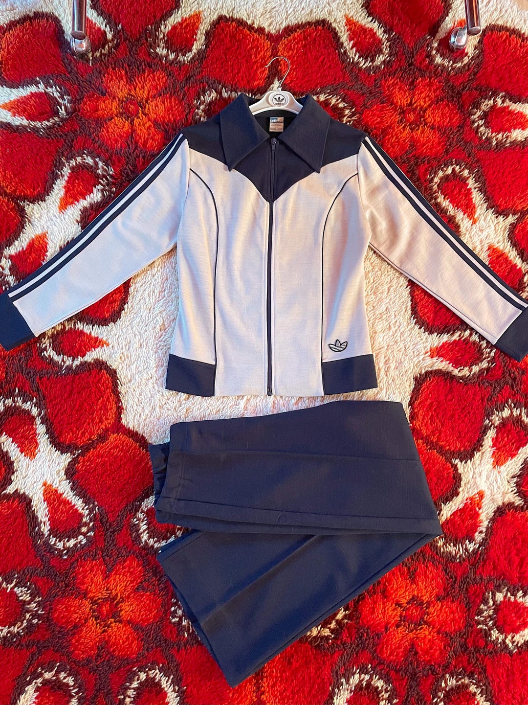 70s Adidas Tracksuit jacket Pants With Flare Underwire by Georg Schwahn ...