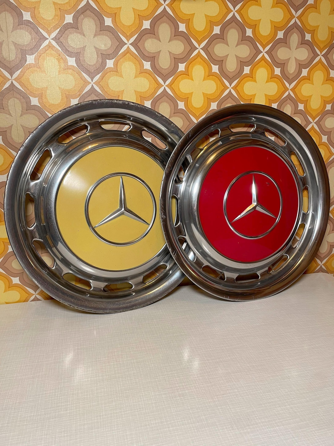 1/2 Mercedes Benz Hubcap 14 Inch for the Models W123 W114 W115 or as ...
