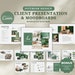 Interior Design Client Presentation, Canva Template, Mood Boards for ...