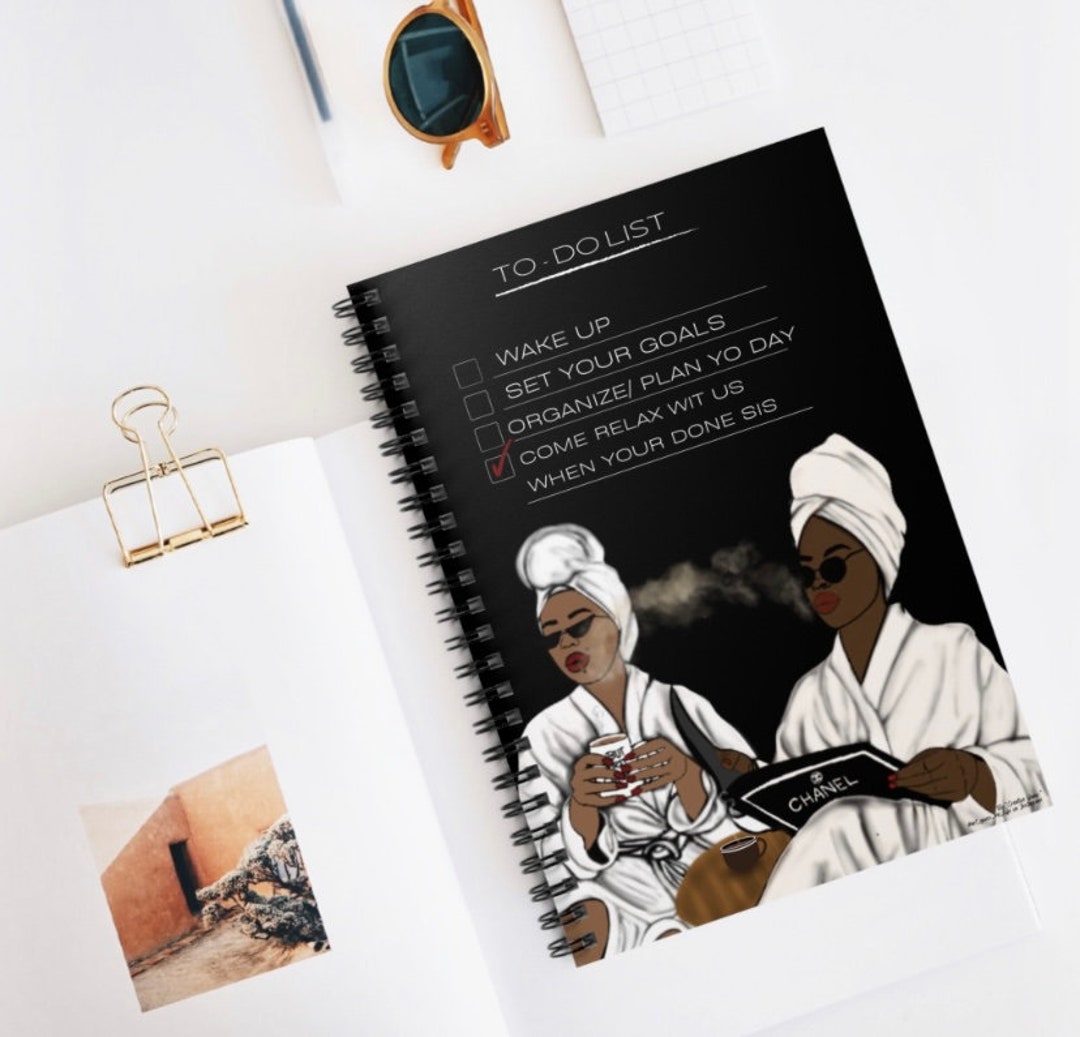 To-do List Self Care Journal Black Woman Journal, Black Girl Journal ...
