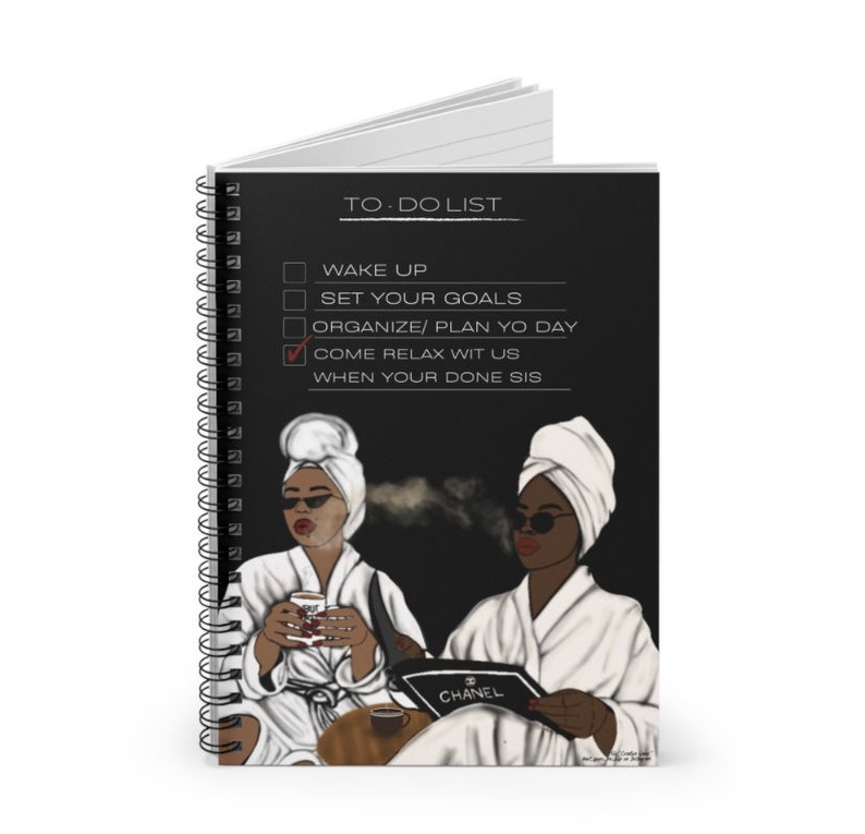 To-do List Self Care Journal Black Woman Journal, Black Girl Journal ...