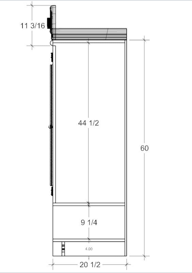 Girls Dress up Cabinet Plans - Etsy