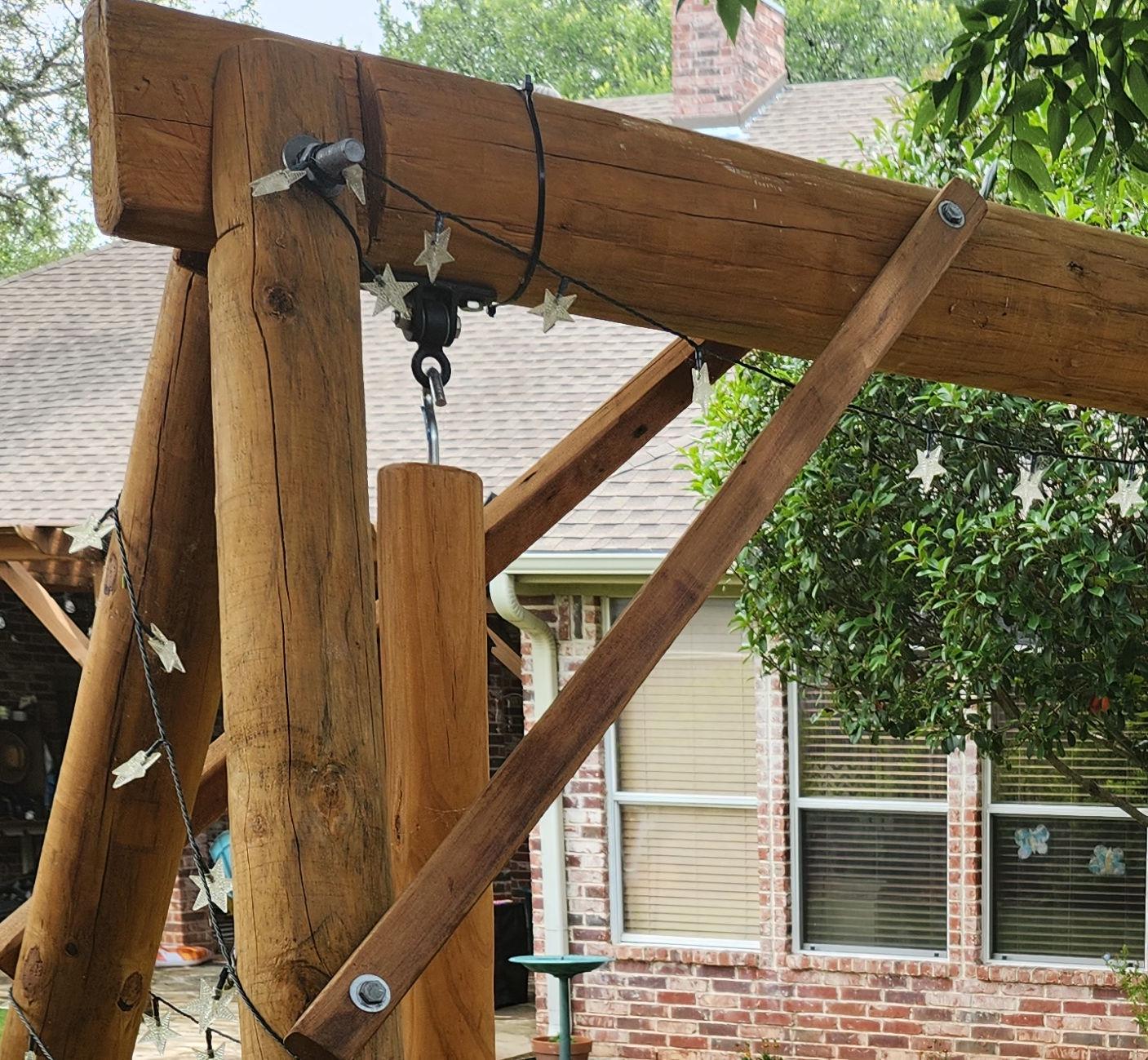 Rustic Log Swing Plans - Etsy