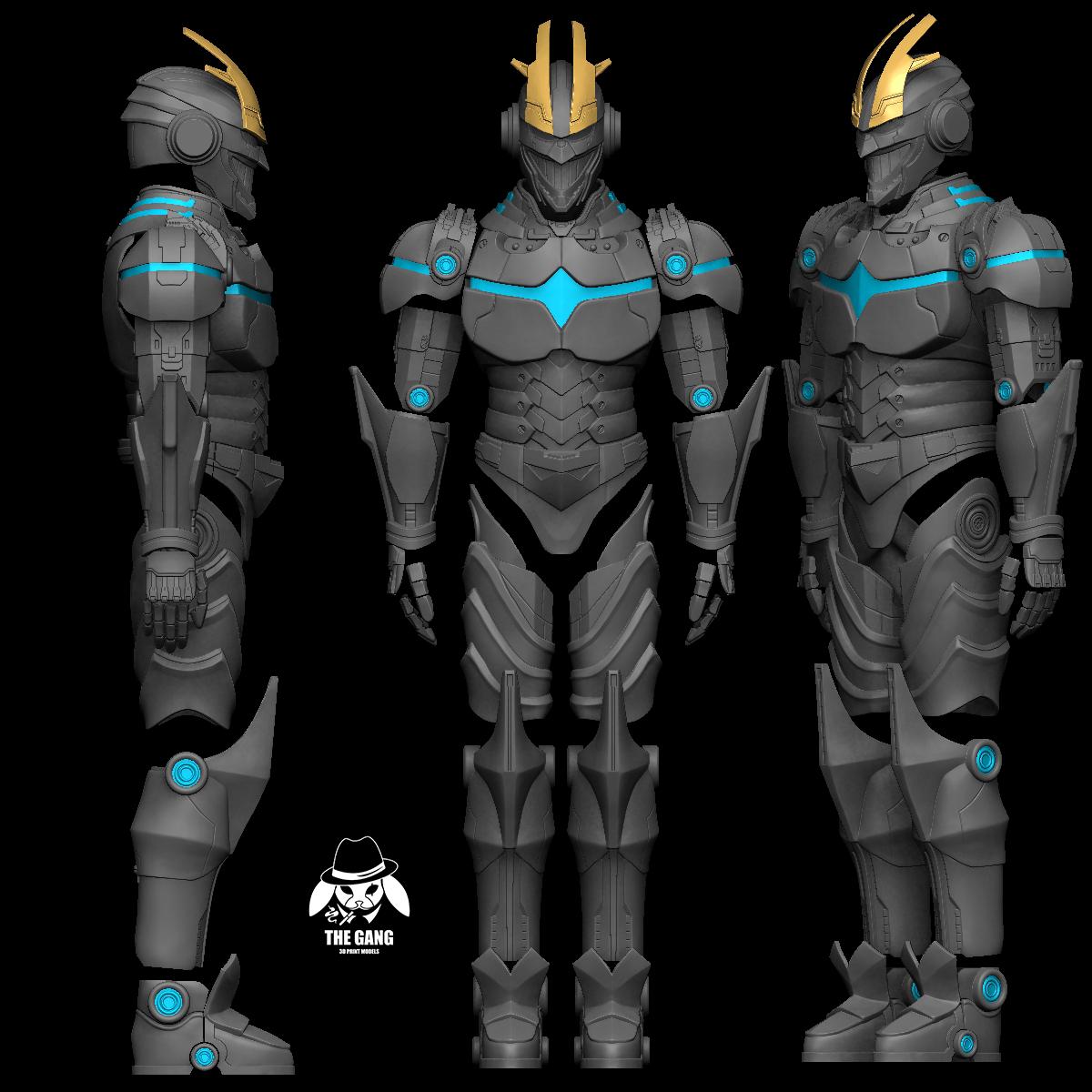 CS1 Armored All Might From My Hero Academia Armor Helmet Mask Cosplay ...
