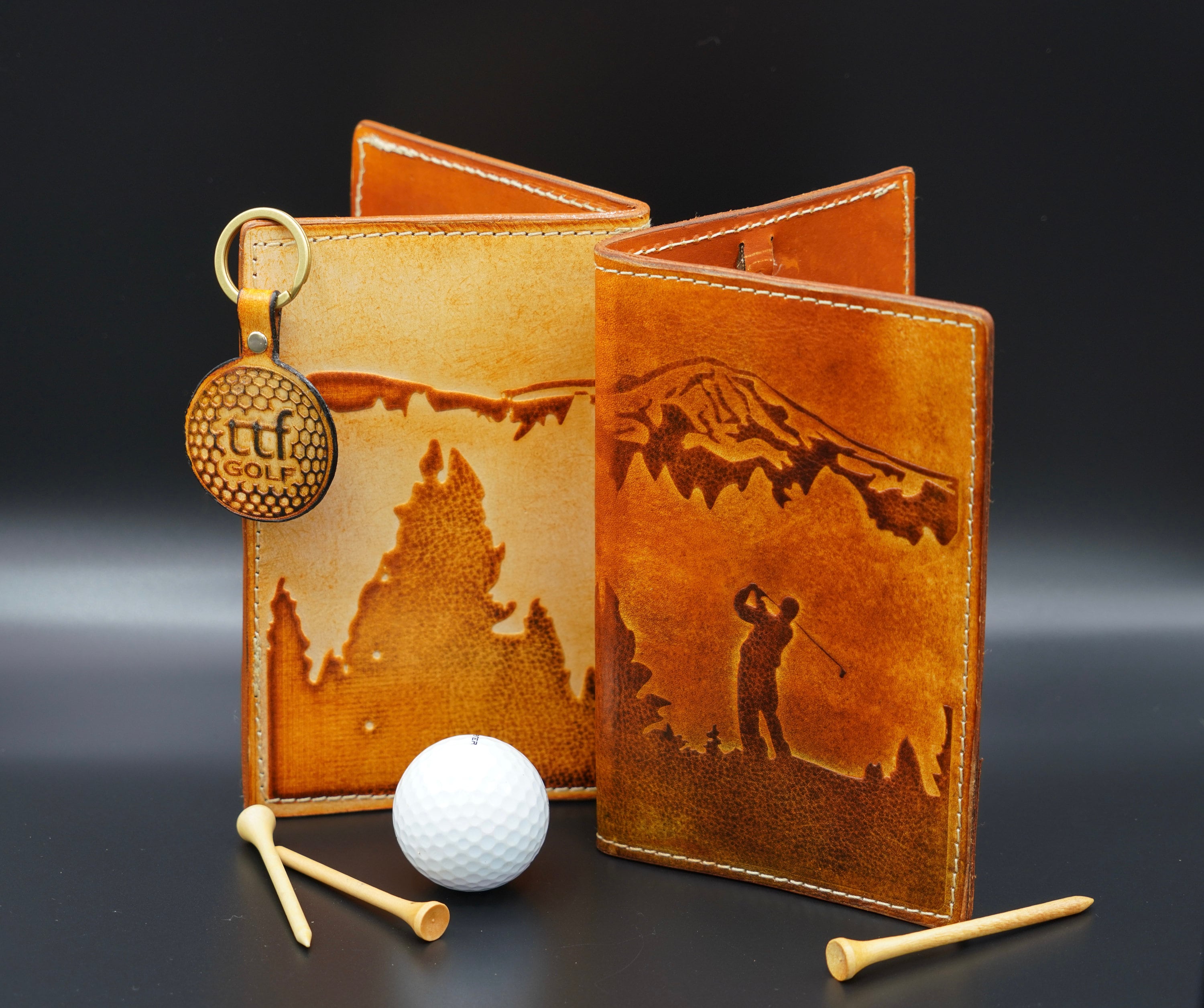 Golf Score Card Holder. Personalized Golf Score Card Holder. - Etsy