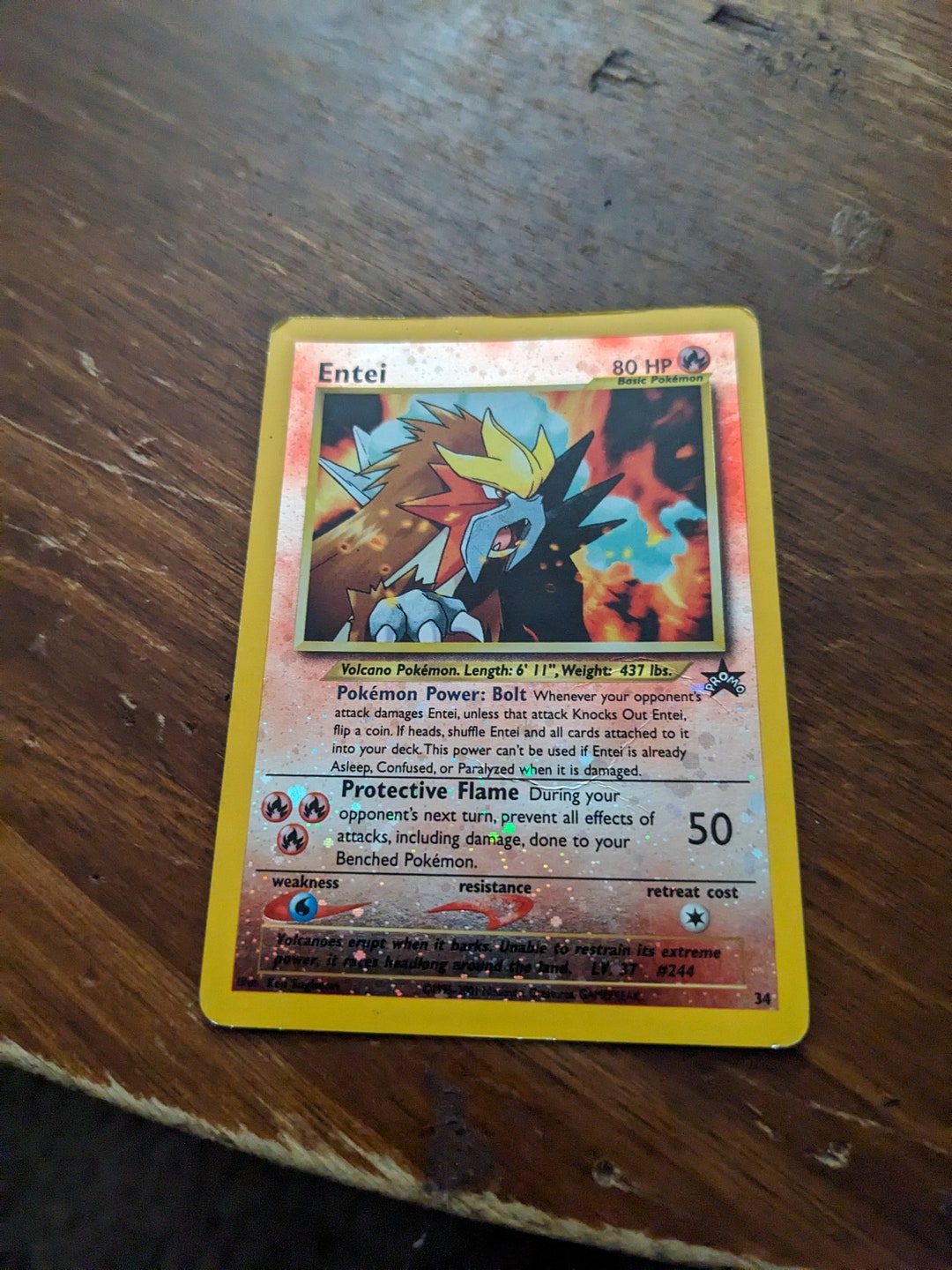 Entei 34 Black Star Promo - Etsy