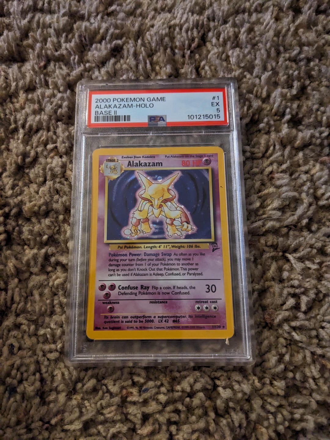 Alakazam 1/130 Base Set 2 - Etsy