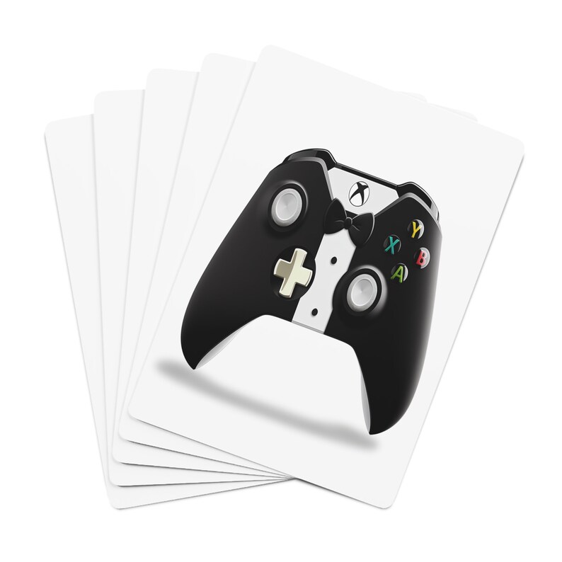 Gaming Elegance: Tuxedo-dressed Controller Playing Cards Set - Etsy