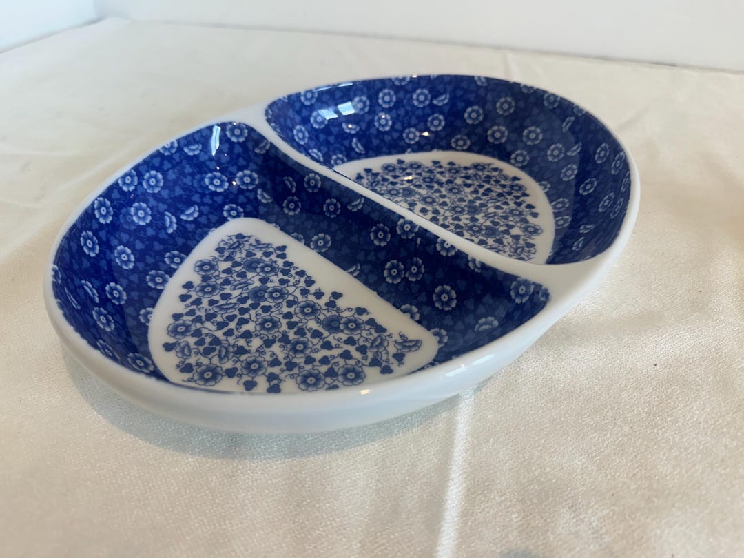 Spode Penny Lane Divided Bowl | Two Division Serving Dish | Vintage ...