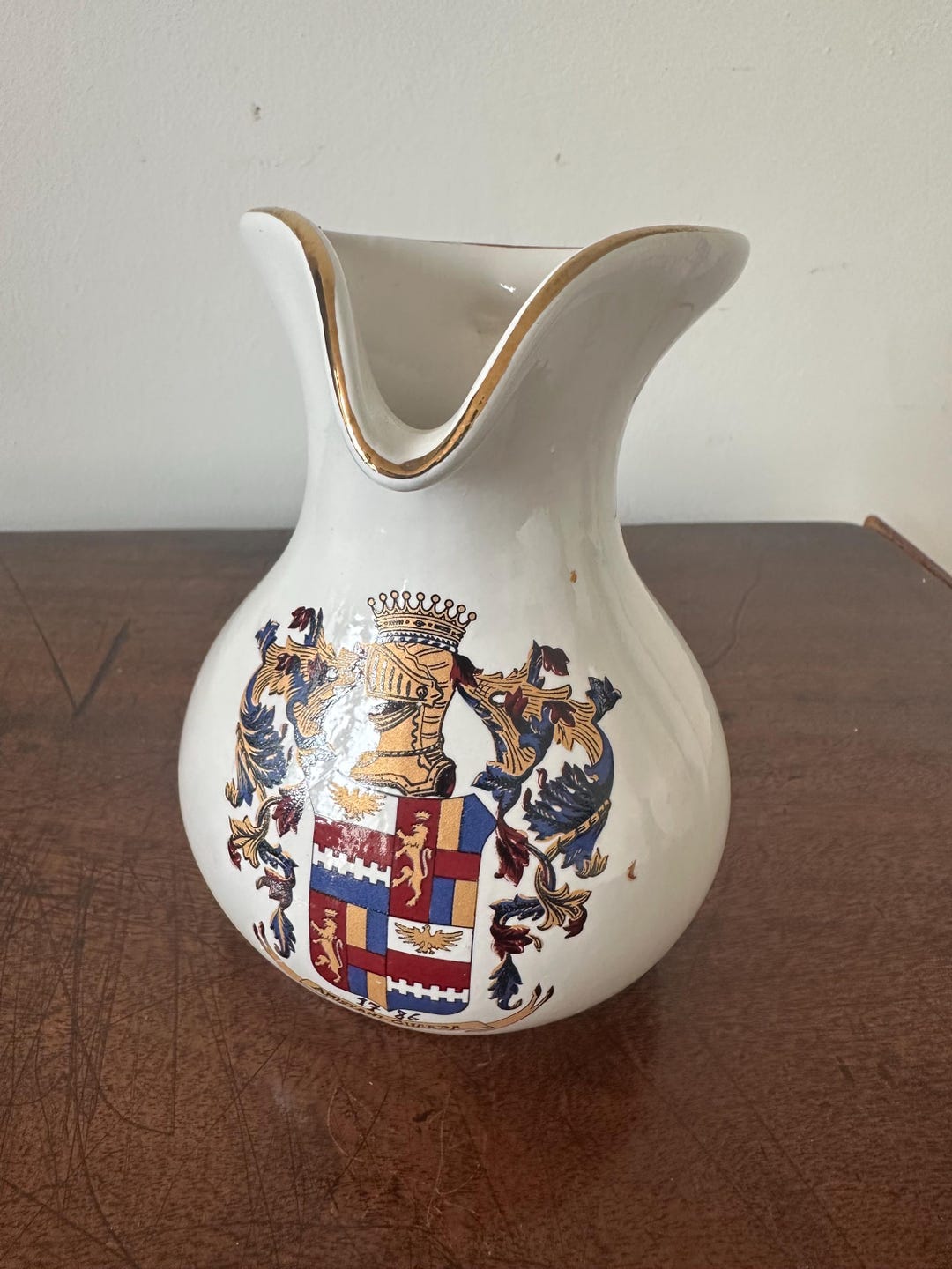 Arcadian Crested Ware Jug | Chester Crest Ewer | Antique Souvenir China ...