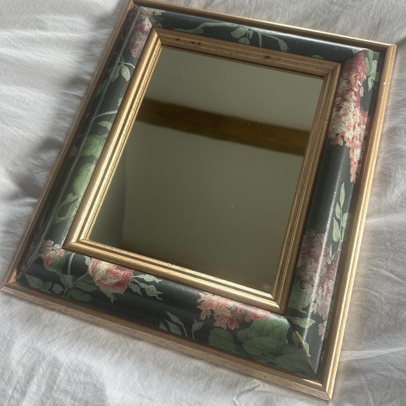 Hand Painted Mirror - Etsy