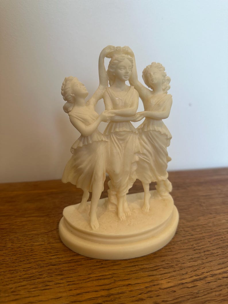 Alabaster Statue of the Three Graces | Classical Goddess Sculpture ...