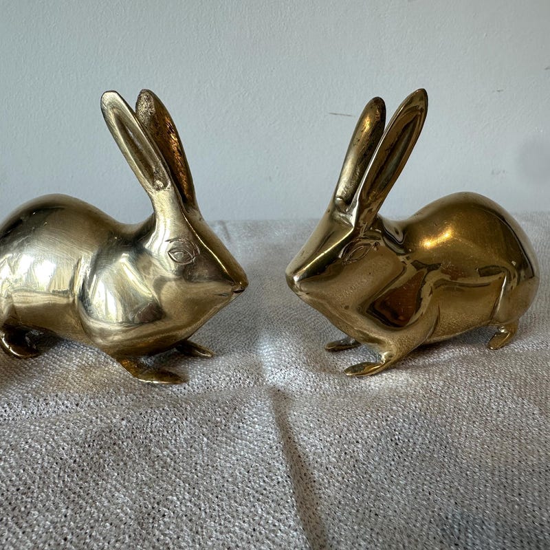 Brass Rabbit - Etsy