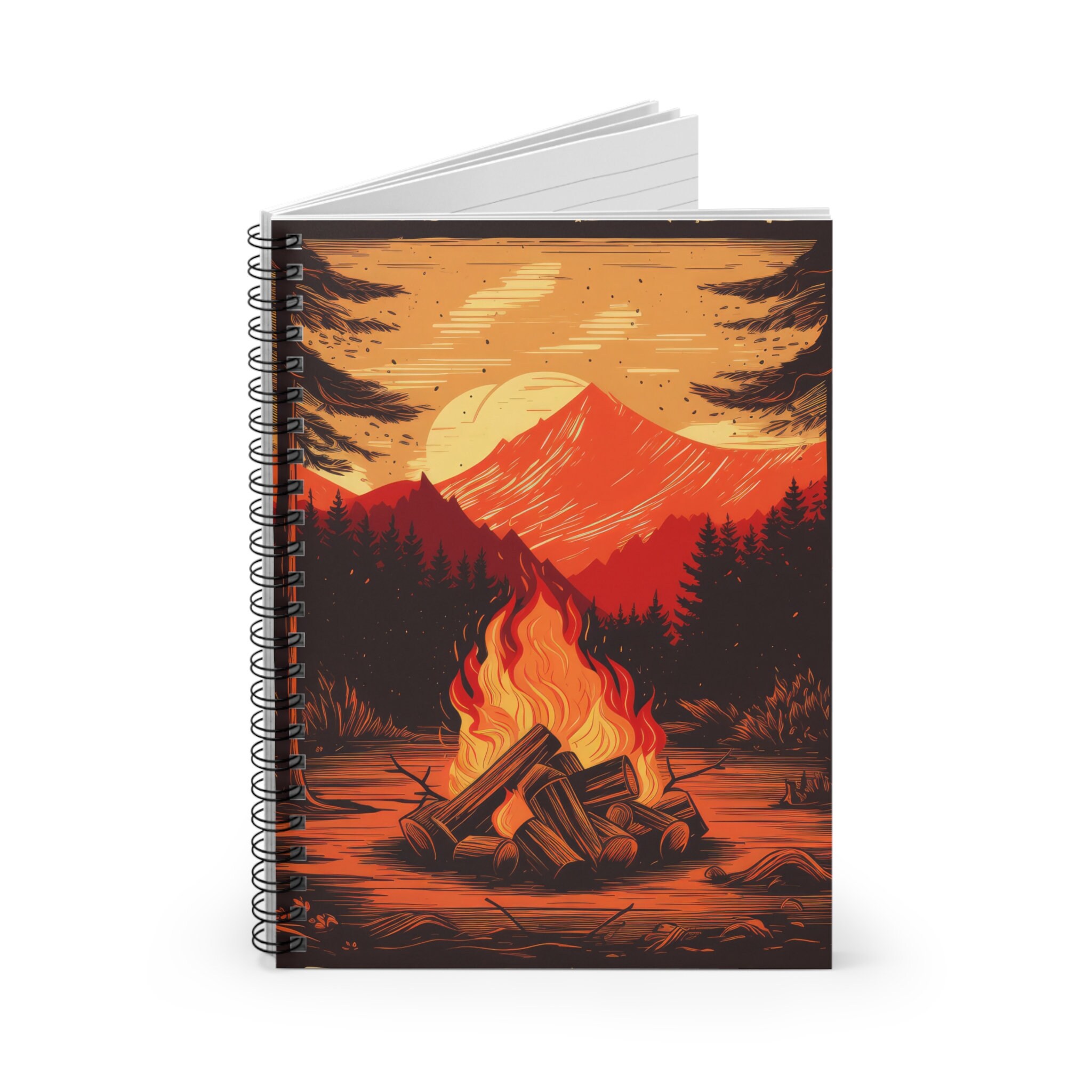 Campfire Notebook Campfire Journal Travel Journal Supplies Travel Gift ...