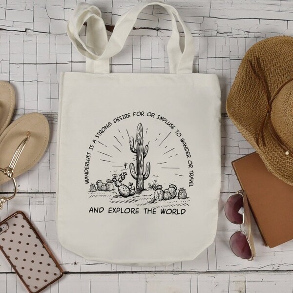 Wanderlust Tote - Etsy