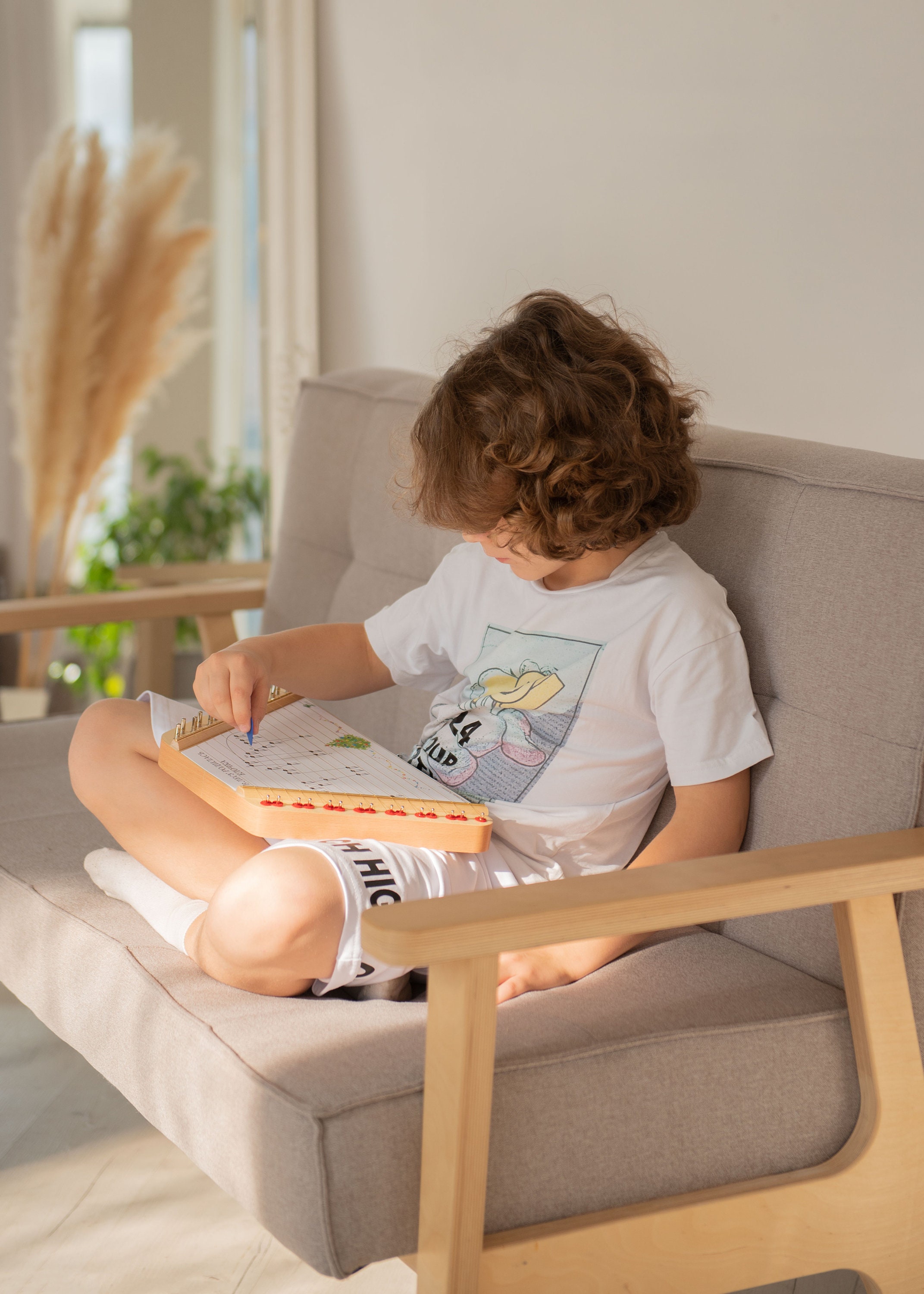 Zither for Kids, Musical Wooden Toy Zither, Toddler Wooden Toy, Kids ...