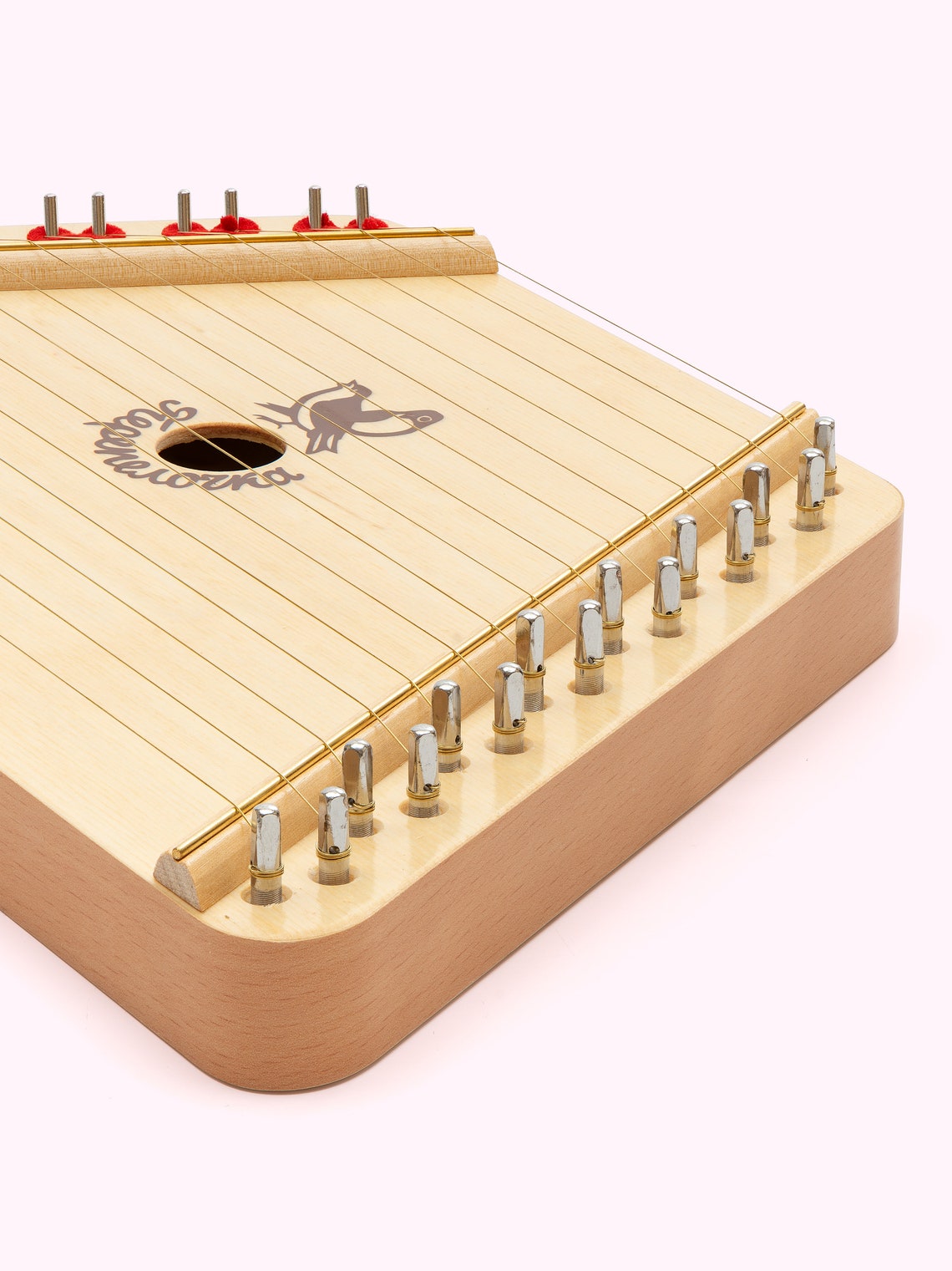 Musical Wooden Toy Zither,stringed Instrument Zither, Zither Player ...