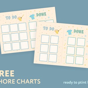 Chore Chart for Kids Editable Сhore Routine Cards Visual Schedule for ...
