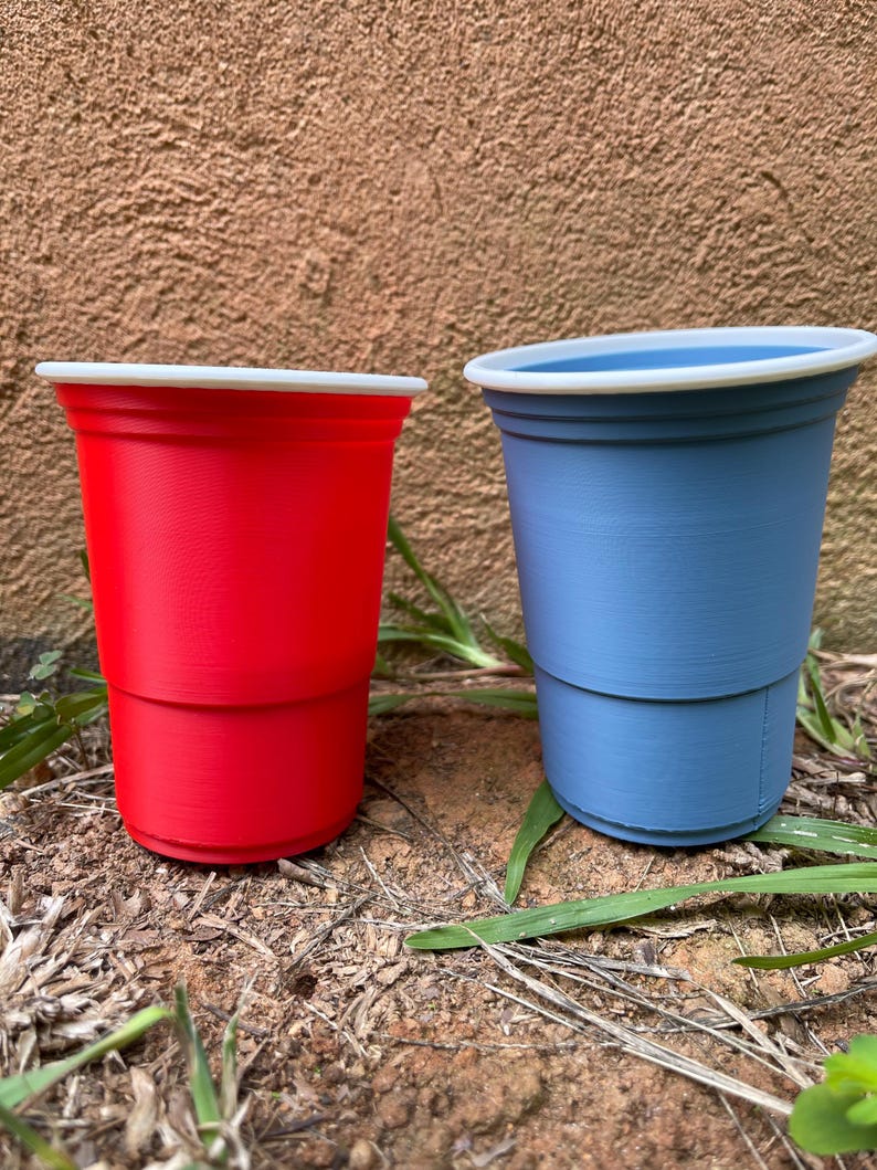 Solo Cup 3D Printed Planter With Drainage, Unique Colorful Indoor ...