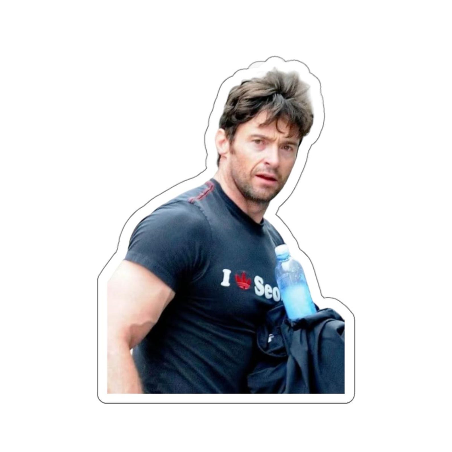 Hugh Jackman Sticker Merch. Wolverine Stickers. Hughjackman Fans ...