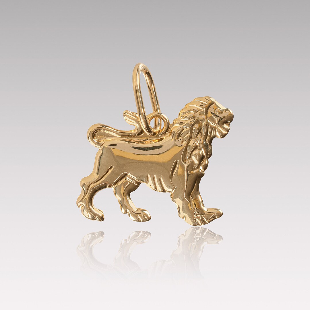 14k Solid Gold Leo Zodiac Necklace, Leo Symbol Pendant, Delicate Leo ...