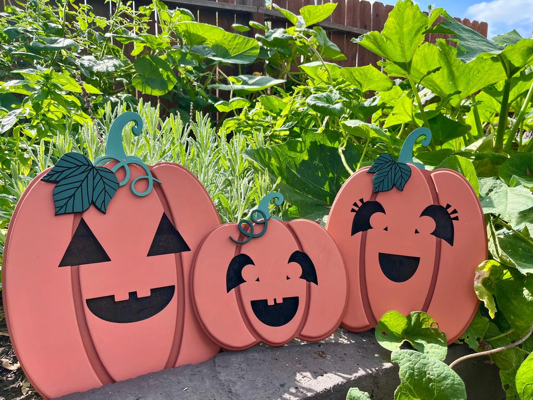 Customizable Jack-o'lantern Family - Etsy