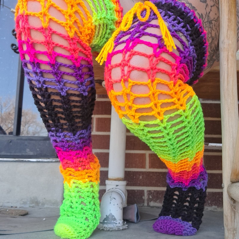 Fishnet Socks - Etsy