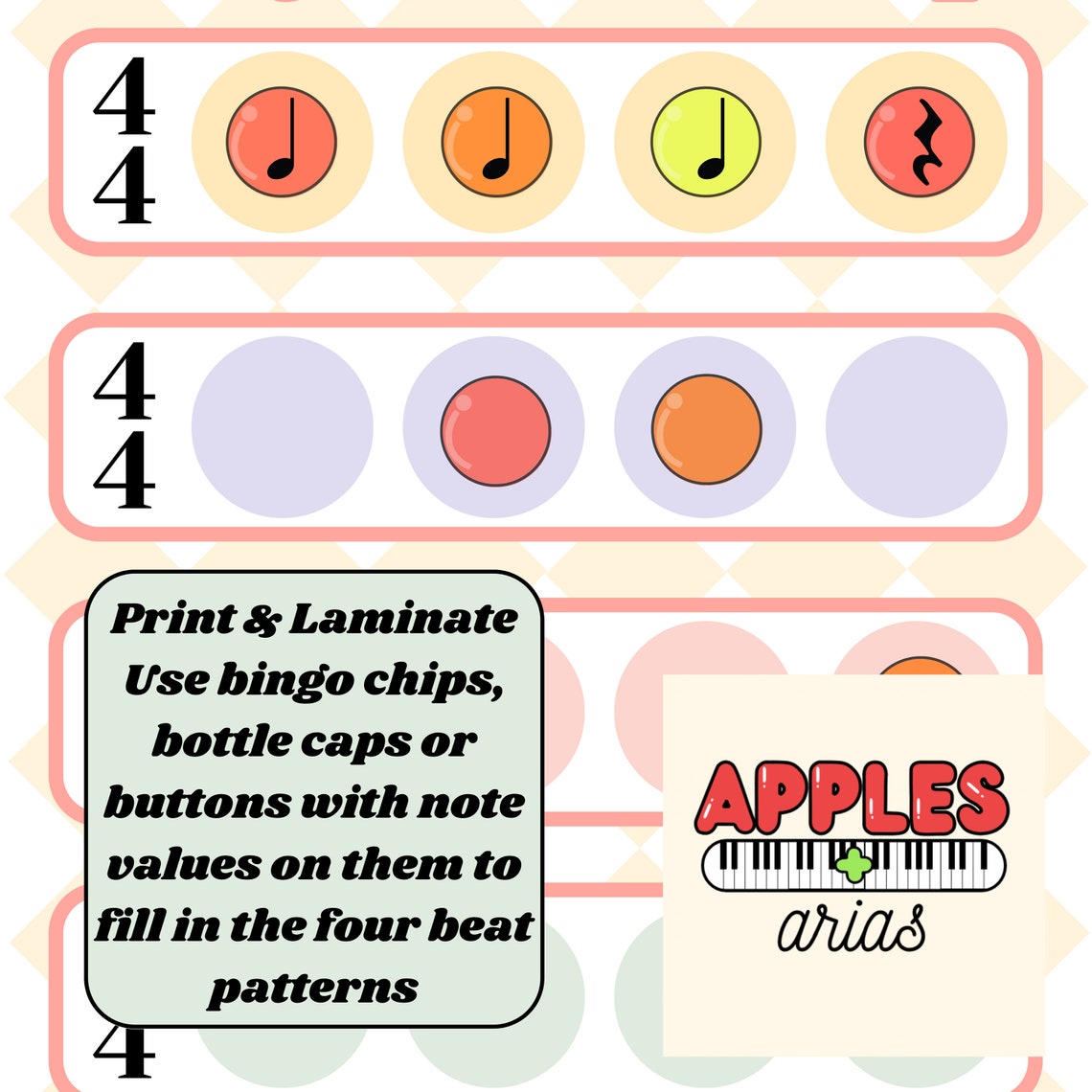 Rhythm Map Music Center Activities General Music Beat Lessons Kodaly ...