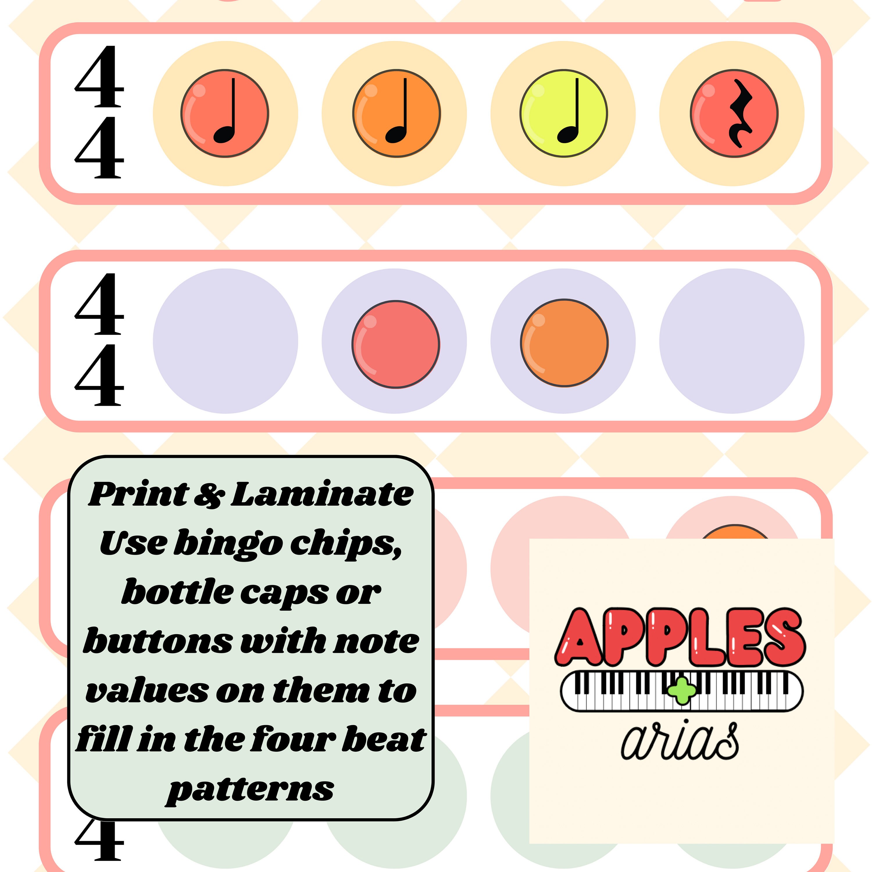 Rhythm Map Music Center Activities General Music Beat Lessons Kodaly ...