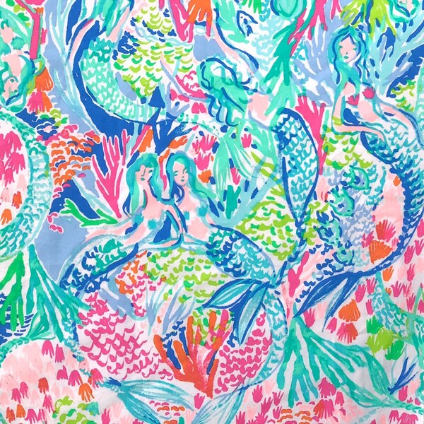 Lilly Mermaid Fabric - Etsy