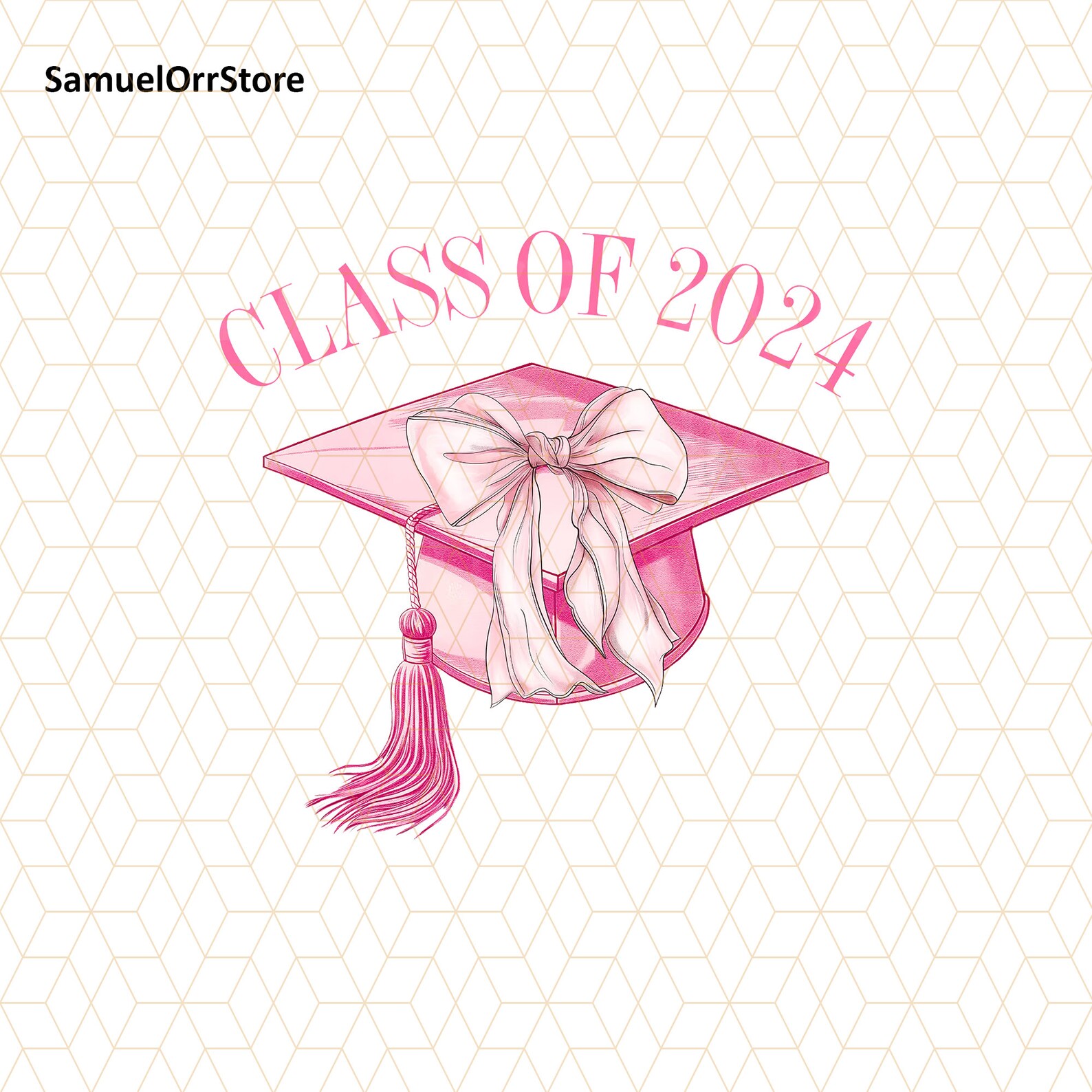 Class of 2024 Png, Coquette Png, Senior 2024 Png, Pink Bow Png, Senior ...