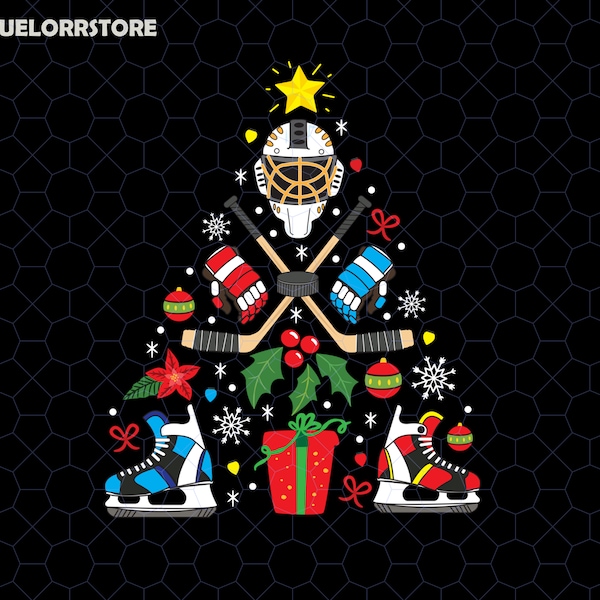 Hockey Christmas - Etsy