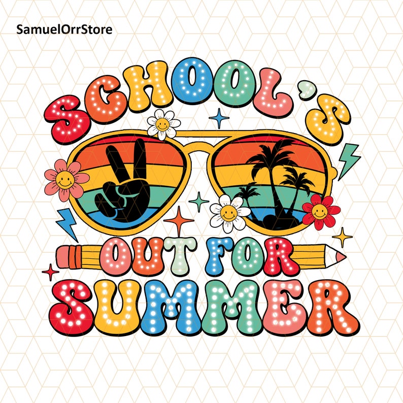 School's Out for Summer Png, Teacher Summer Png, Last Day of School Png ...