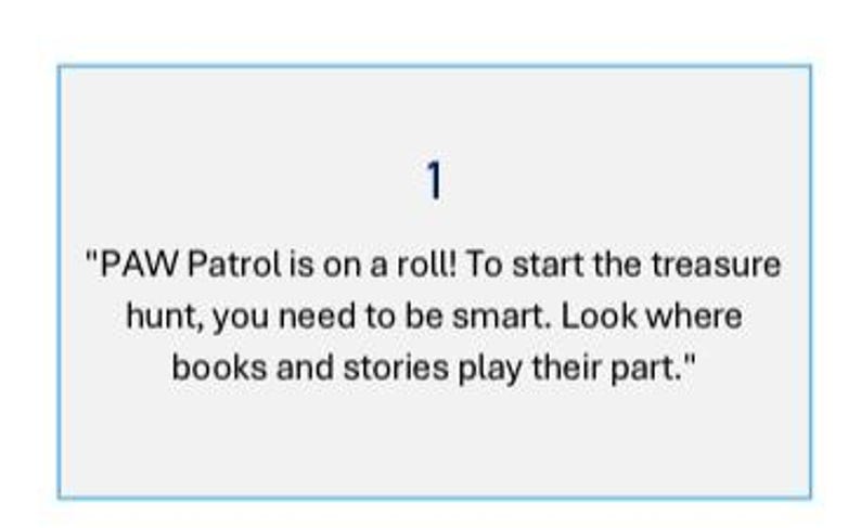 Paw Patrol Themed Indoor Treasure Hunt /scavenger Hunt - Etsy