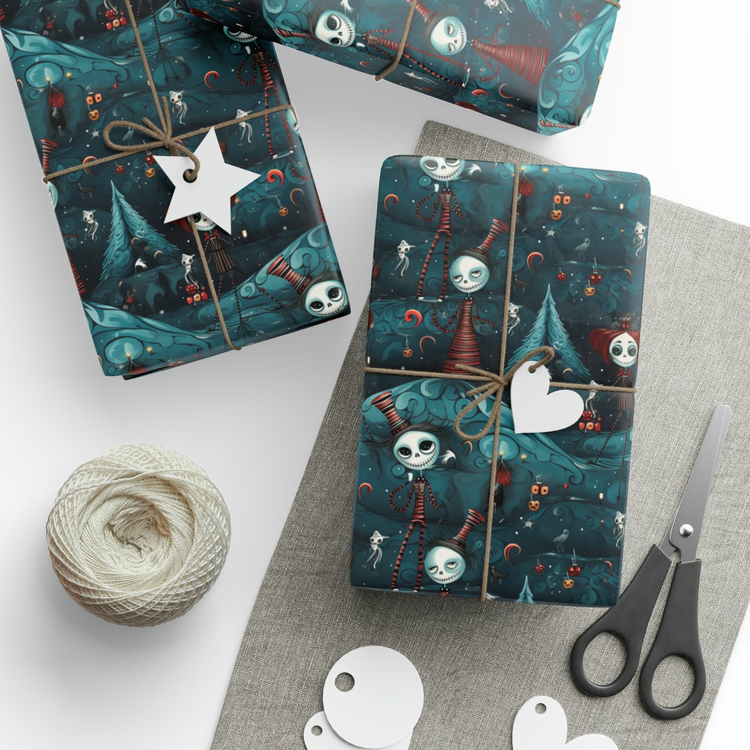 Nightmare Provoking Christmas Wrapping Paper - A Spooky and Enchanting ...