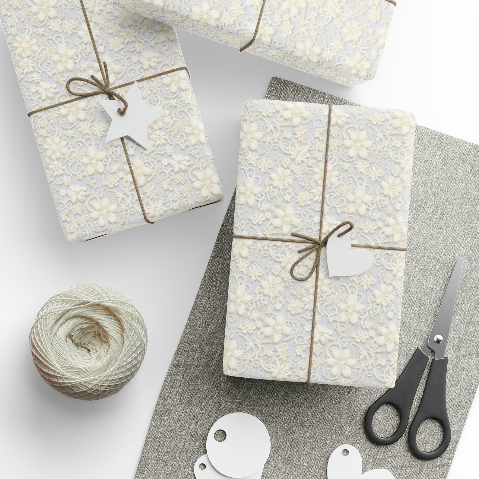 Bridal Bloom Lace Wrapping Paper - Delicate Lace Wedding Gift Wrap - Etsy