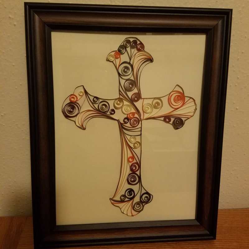 Quilled Cross - Etsy