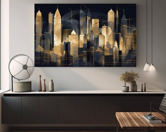 Art Deco Print Home Décor Wall Art Print Printable Poster Art Deco Wall ...