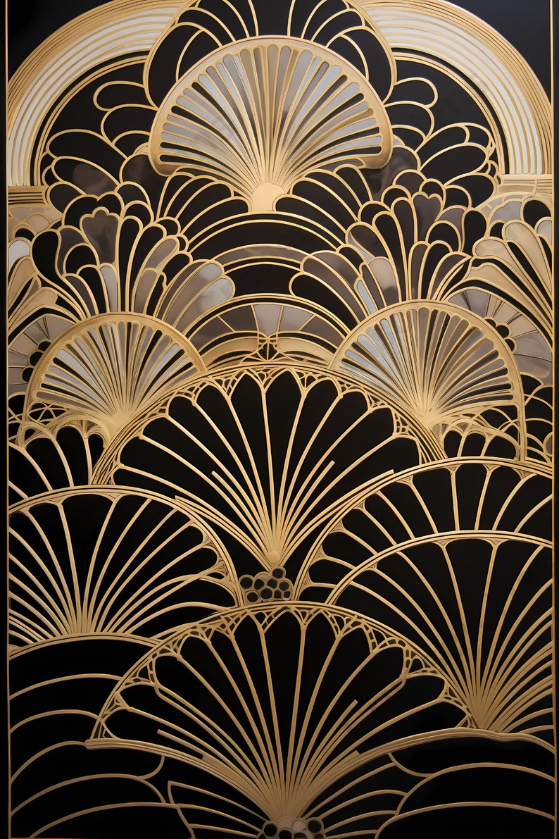 Art Deco Print Home Décor Wall Art Print Printable Poster Art Deco Wall ...