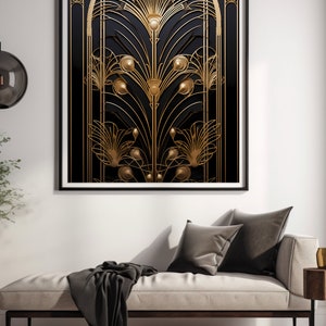 Art Deco Print Home Décor Wall Art Print Printable Poster Art Deco Wall ...