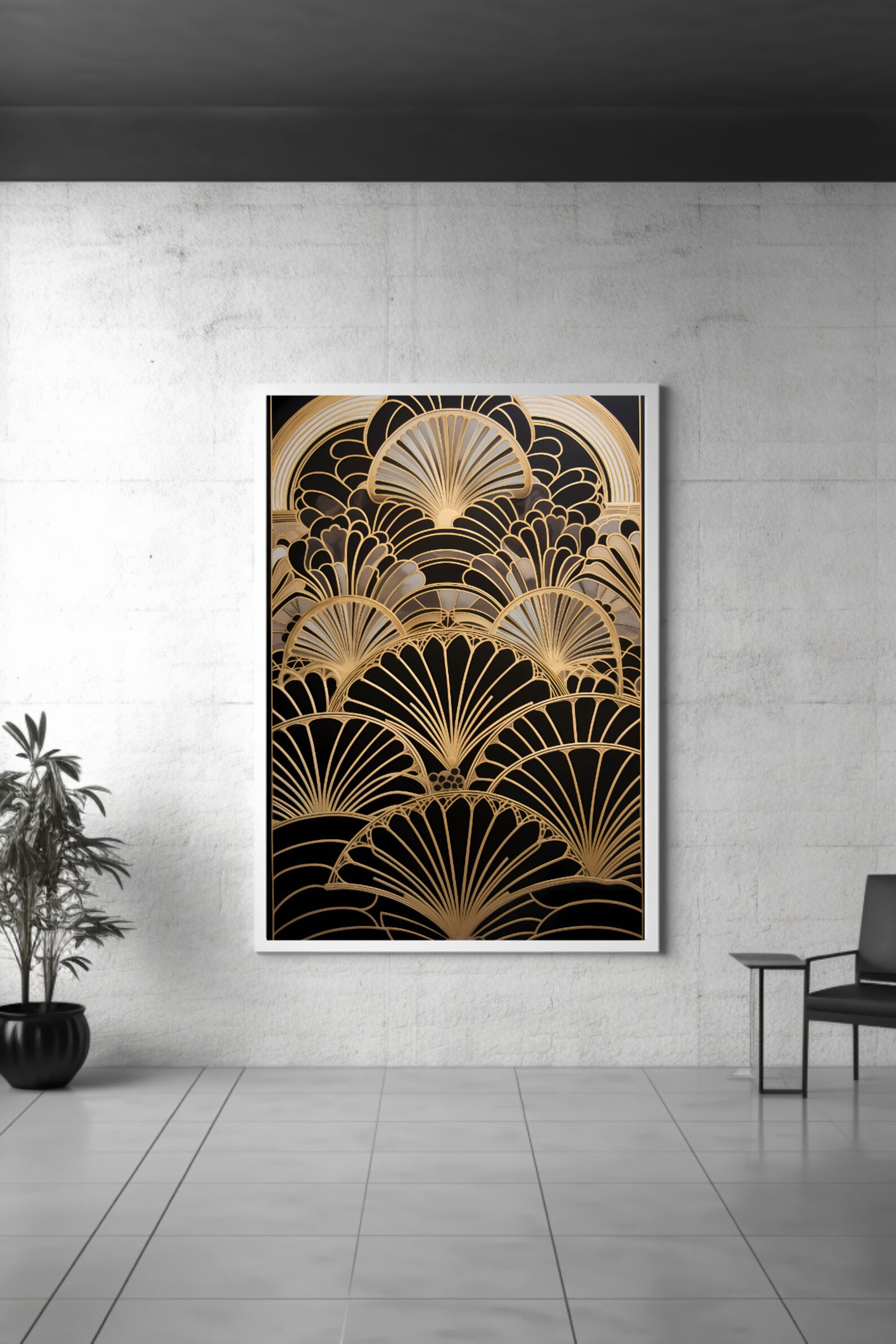 Art Deco Print Home Décor Wall Art Print Printable Poster Art Deco Wall ...
