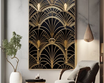 Art Deco Print Home Décor Wall Art Print Printable Poster Art Deco Wall ...