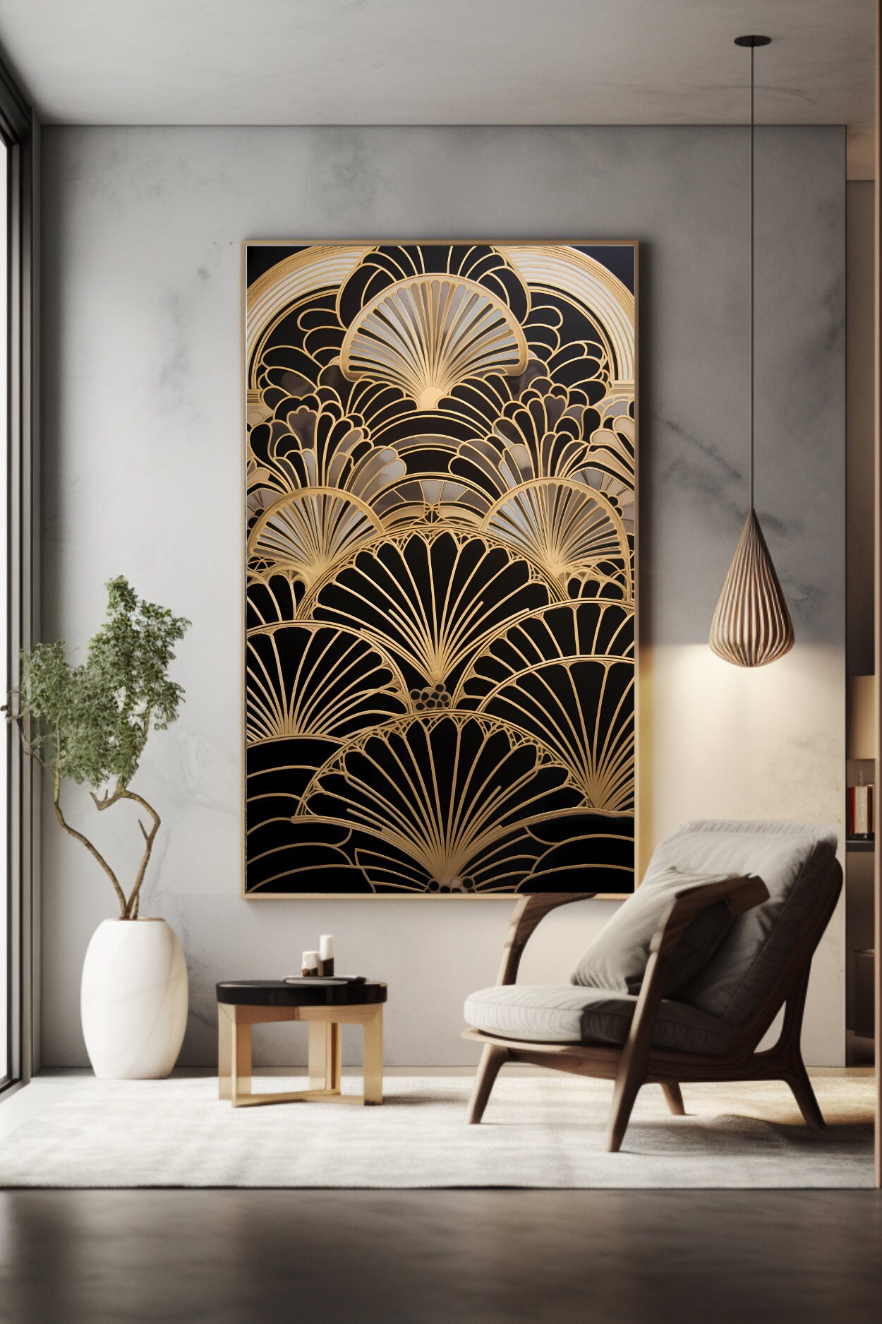 Art Deco Print | Home Décor | Wall Art Print | Printable Poster | Art ...
