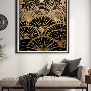 Art Deco Print Home Décor Wall Art Print Printable Poster Art Deco Wall ...