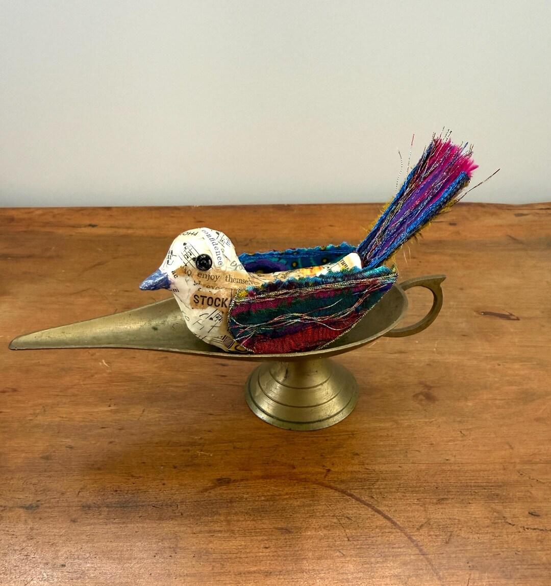 Aladdin and the Bird From Birds Who Dream, Mixed Media Bird - Etsy