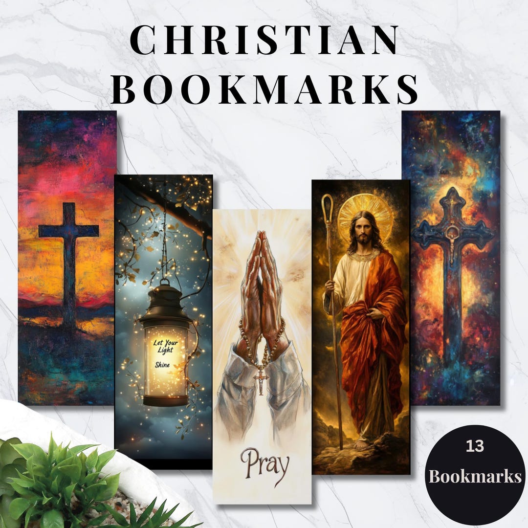 Christian Bookmark Collection, Printable Bookmarks, Christian Bookmark ...
