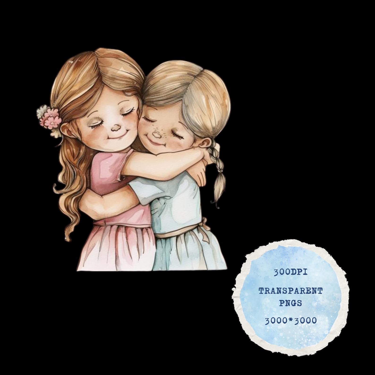 4 Sisters Clipart, Sisters Forever Clipart, Sisters Forever PNGS ...